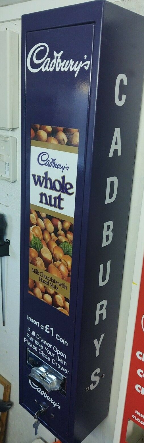 1970's Base LocWil Cadbury's Whole Nut (Dairy Milk) Chocolate Vending ...